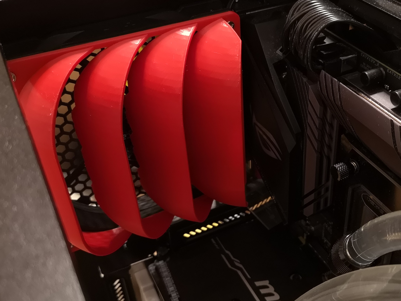 120/140mm fan deflector (STL+OpenSCAD) by BarsMonster | Download free ...