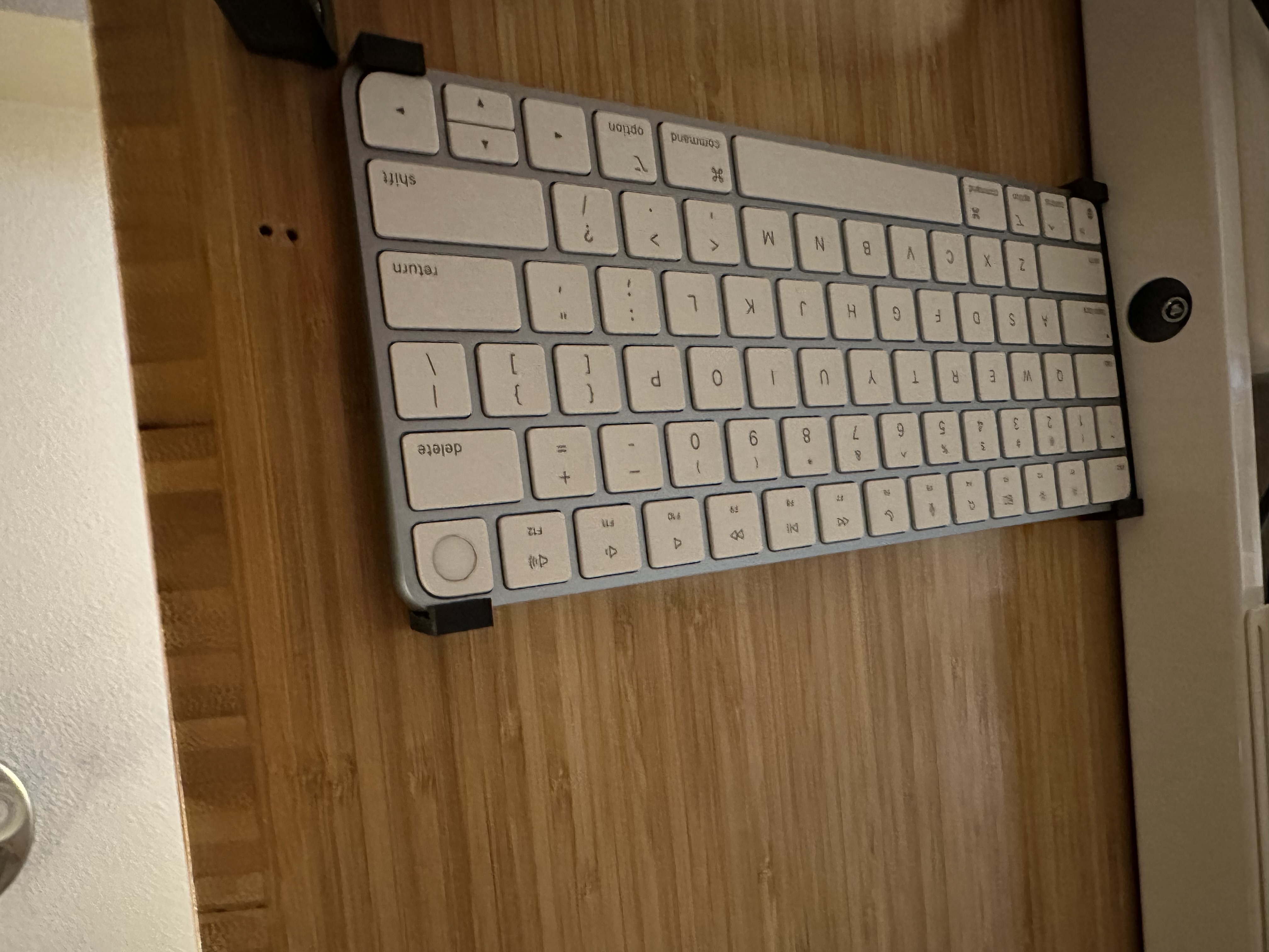 Under Desk Apple Magic Keyboard with Touch ID Holder/Hanger/Mount by ...