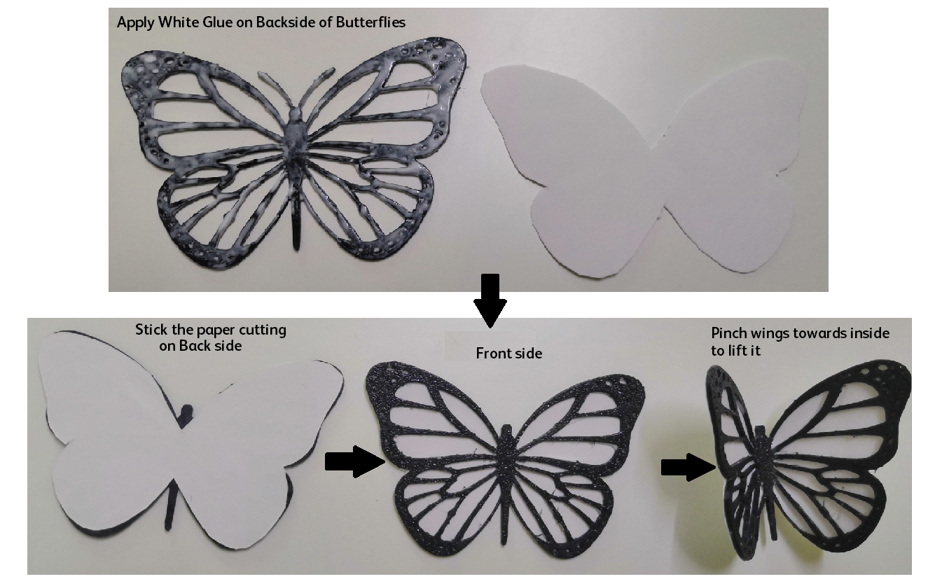 Mix Media Butterfly Art_ Recycling Filament Box by Sharad | Download ...