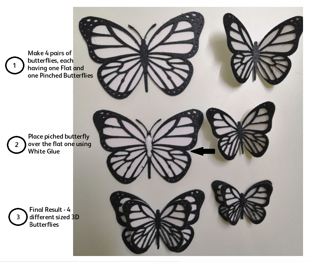 Mix Media Butterfly Art_ Recycling Filament Box by Sharad | Download ...