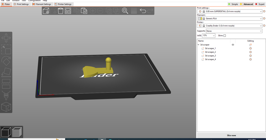 3d scraper by Gabriels 3D models | Download free STL model | Printables.com