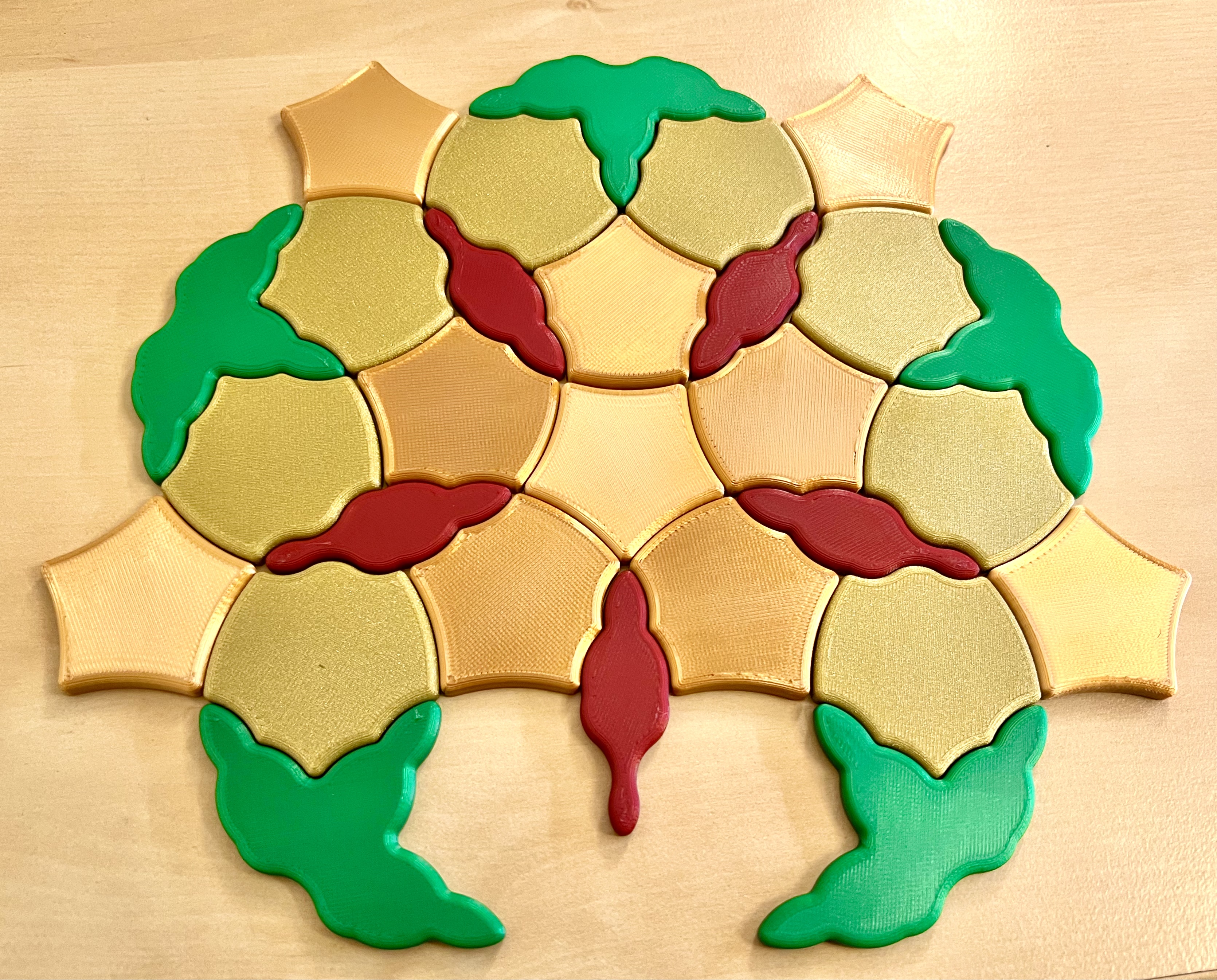 Penrose P1 arc+node tiles by thiebes | Download free STL model ...