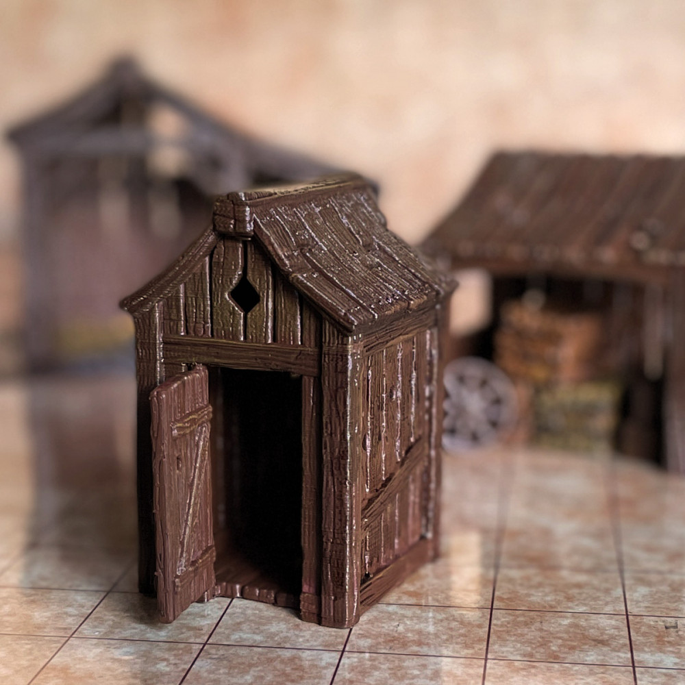 Outhouse by Gracewindale | Download free STL model | Printables.com