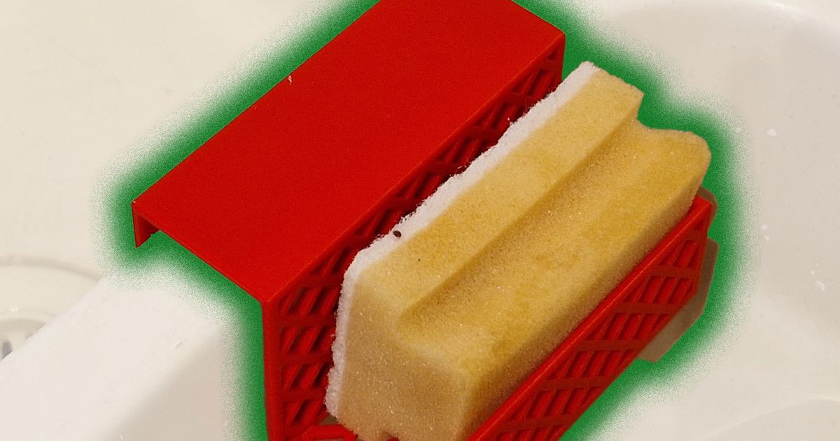 Kitchen Sink Sponge Holder - Right Holder - in all sizes (for all sinks ...