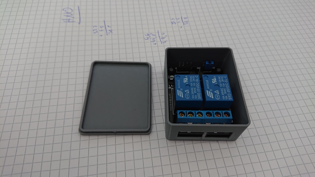Box with lid for sainsmart 2-Relais Module par GreenT | Téléchargez ...