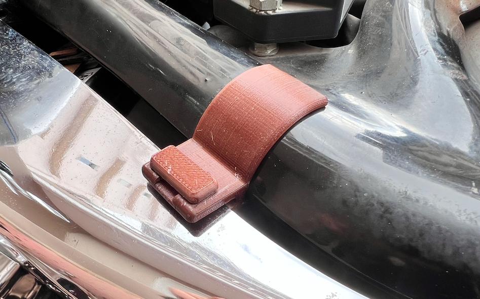 Harley Davidson Sportster Rear Battery cover clip (Mrk 1.8) by Jim ...