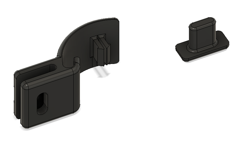 Harley Davidson Sportster Rear Battery cover clip (Mrk 1.8) by Jim ...
