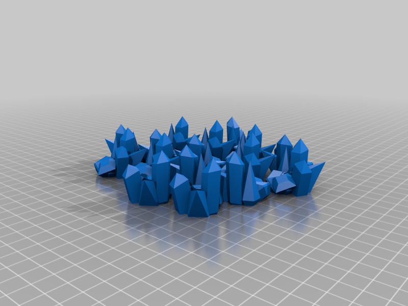 Crystal Cluster Straw Topper by KyuubiNight | Download free STL model ...