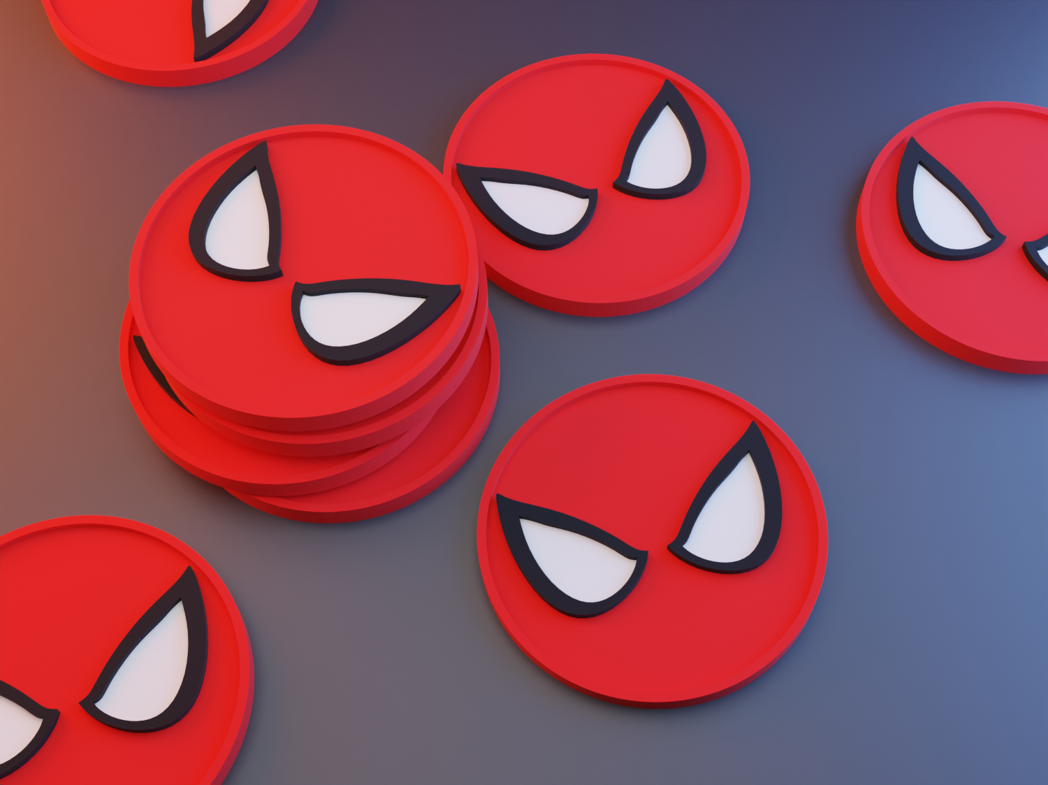 Spiderman Token by Monkeyzav | Download free STL model | Printables.com