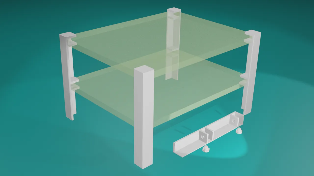 Rack Shelf Model 1 by by wmontoza | Download free STL model ...