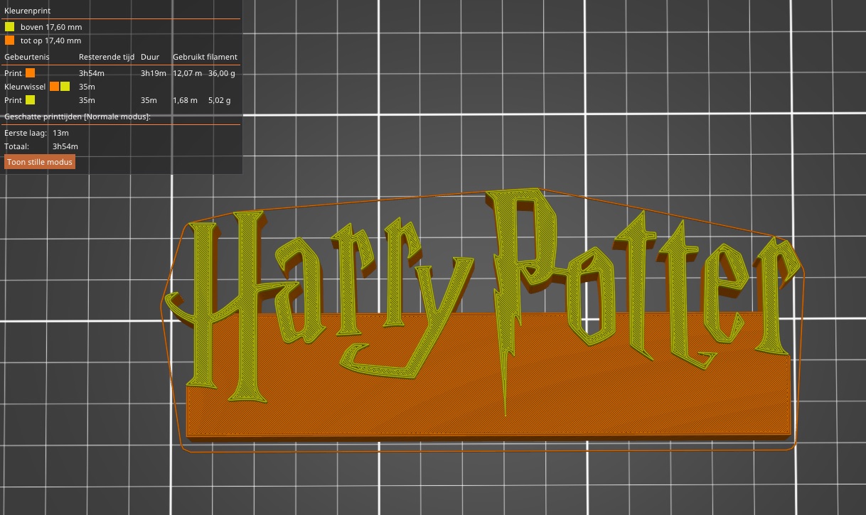 Harry Potter logo stand by kristofv | Download free STL model ...
