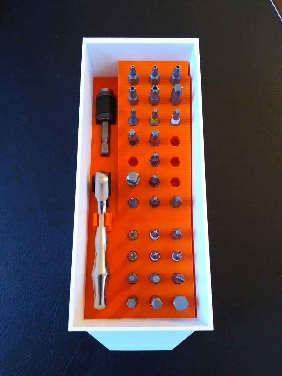 Bit holder insert for Lack Enclosure Drawers by Chris | Download free ...