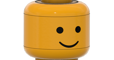 Lego Head Container by Dragonfly | Download free STL model | Printables.com