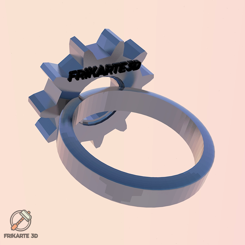 Gear Ring by Frikarte3D | Download free STL model | Printables.com