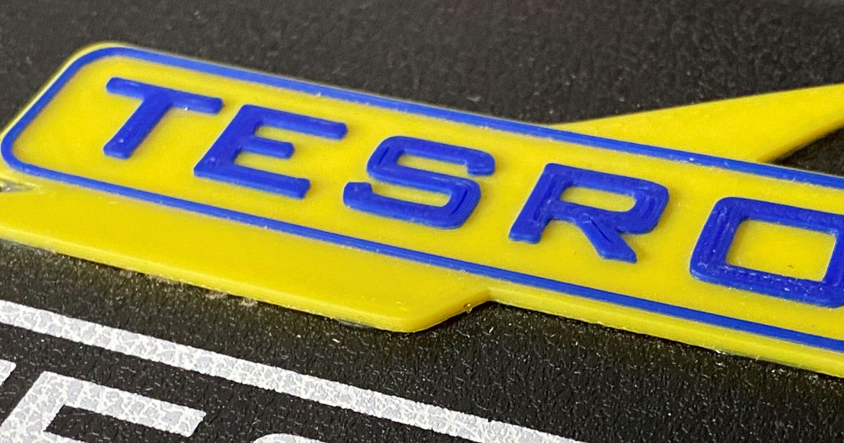 Tesro Emblem by Tritschi | Download free STL model | Printables.com