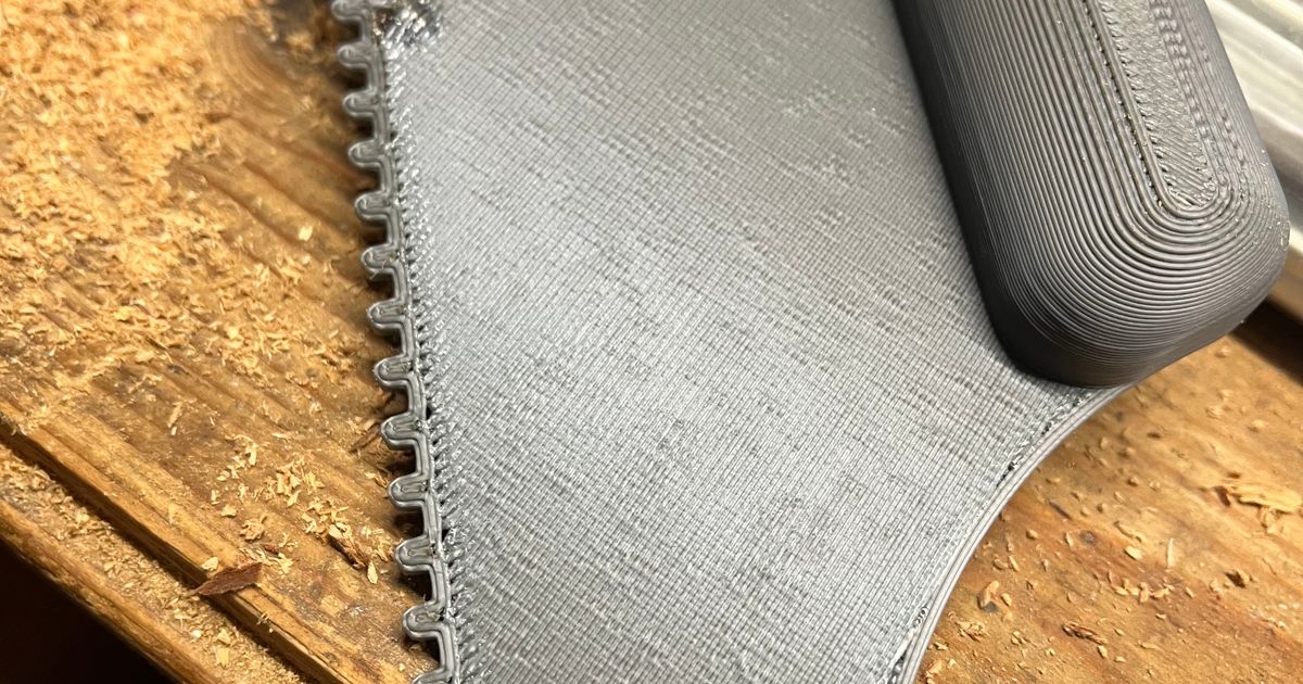 Notched trowel 3m adhesive scraper by Marko118 | Download free STL ...