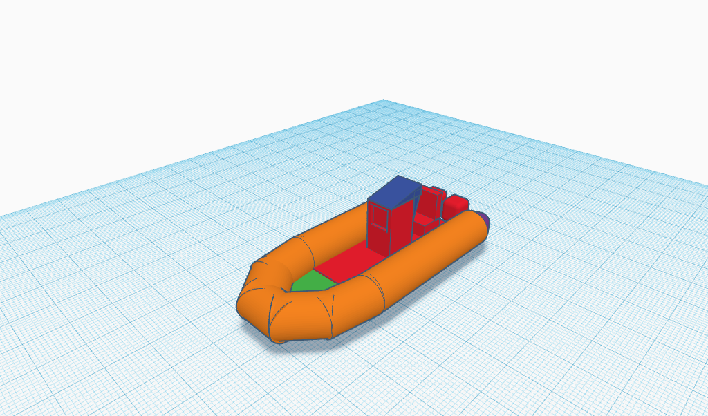 Inflatable boat by Nebula Printing | Download free STL model ...