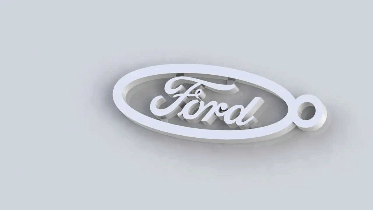 Ford keychain by Horry3 | Download free STL model | Printables.com
