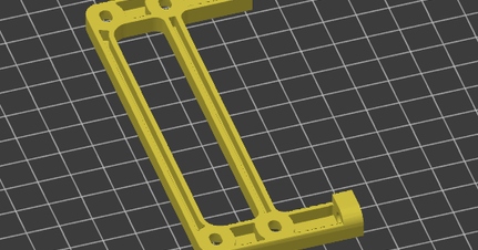 Increased airflow remix of double HDD mount for 120mm fan holes by ...