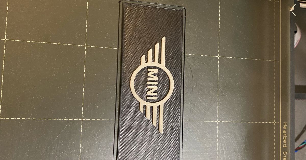 Mini R53 Valve cover logo by Gagi | Download free STL model ...