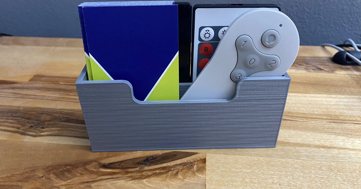 Desk Card/Remote Holder by BAD Gumby | Download free STL model ...