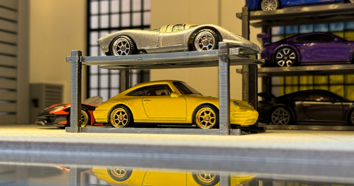 HotWheels or 1:64 models multi-level display stand by Geddy | Download ...