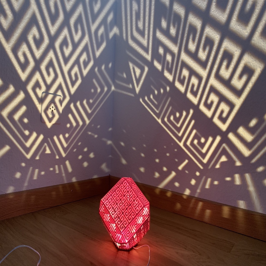 Greek Meander Lamp (Bottom Update Ledberg IKEA) by Marsupilami78 ...