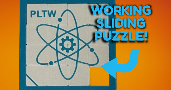 PLTW Sliding Puzzle! by Cowen Prints | Download free STL model ...