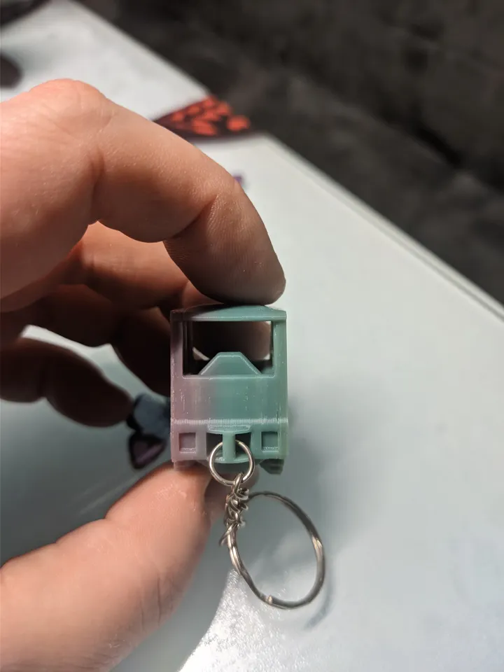 Tractor keychain by Spekkie | Download free STL model | Printables.com