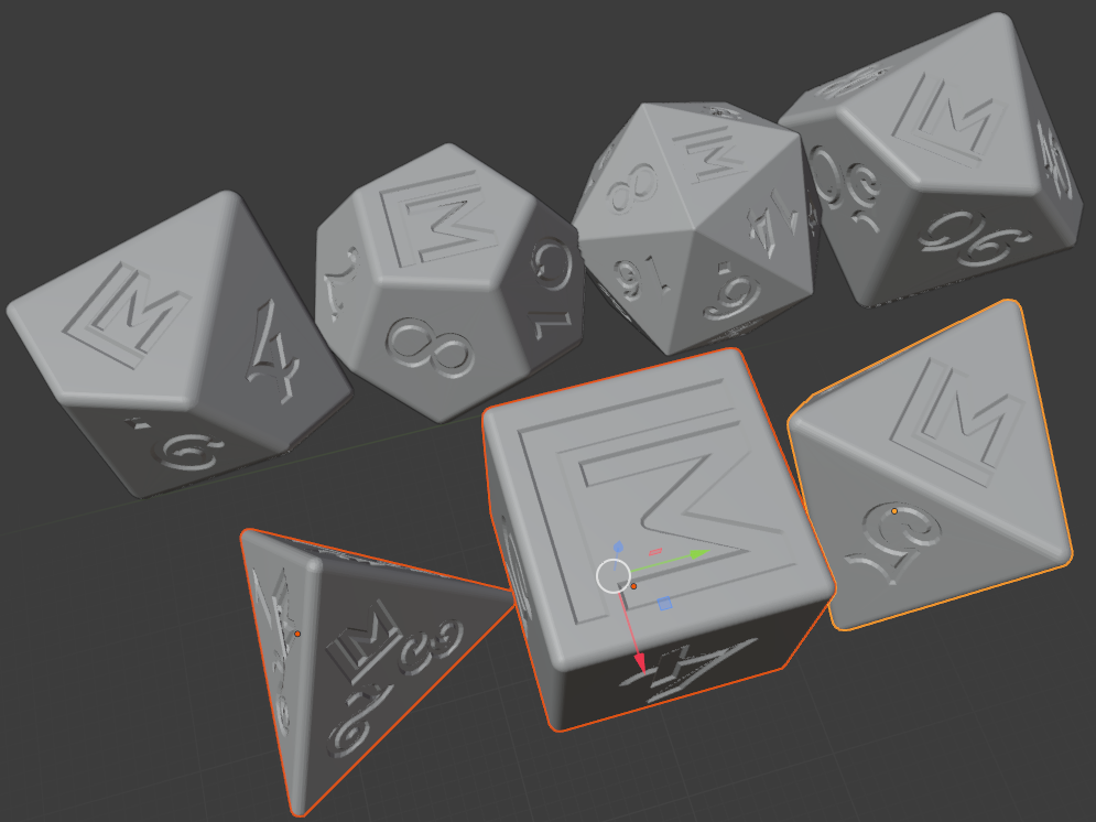 Loyal Moses Show - Full 7 Dice Set - Large Print Version by ...