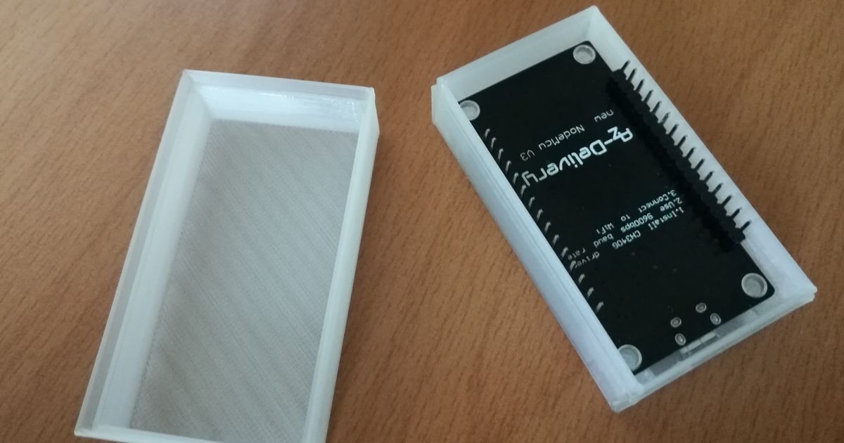 esp8266 translucent case by Wolfgang | Download free STL model ...