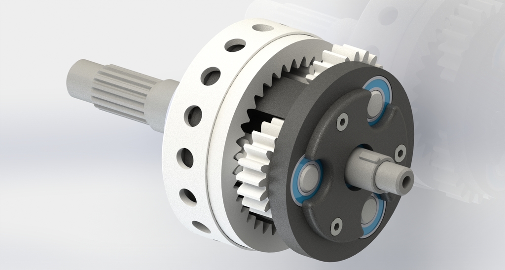Planetary gearbox for Konchan77 turboprop by Kyrian | Download free STL ...