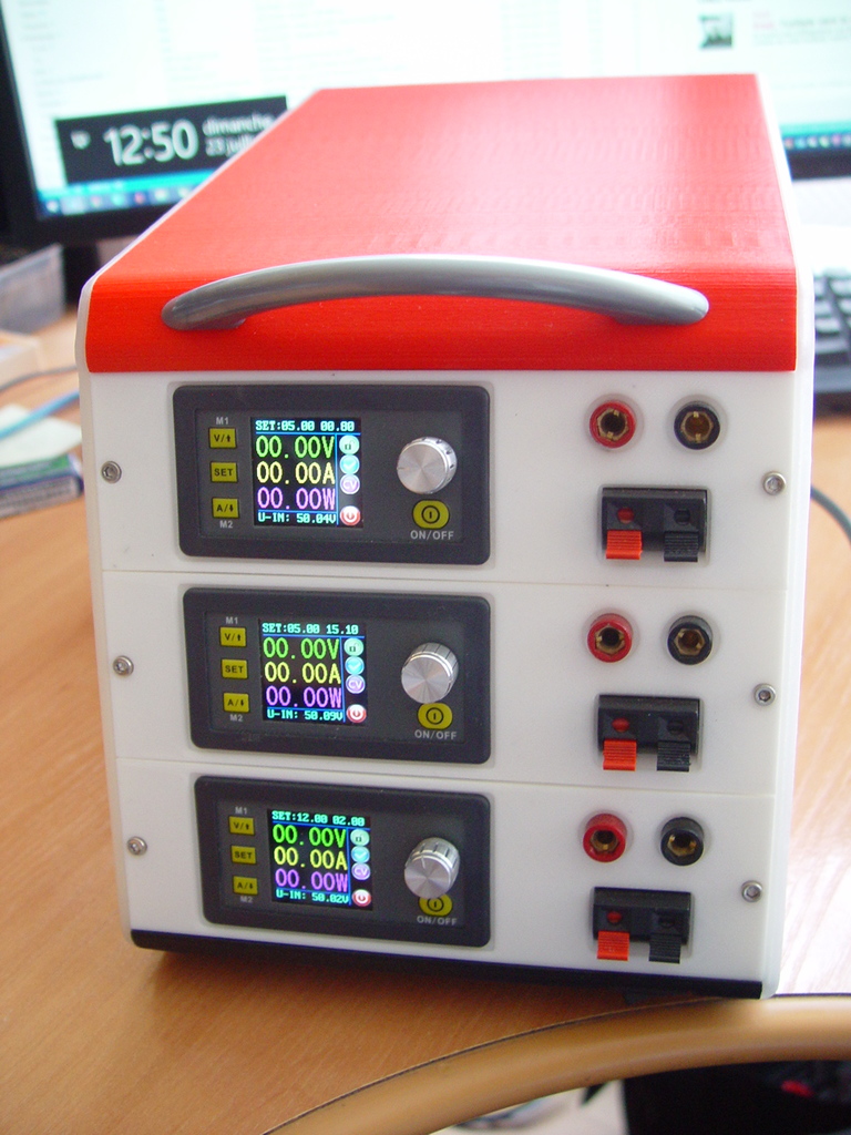 Triple alim 0-50V 0-15A by Kyrian | Download free STL model ...