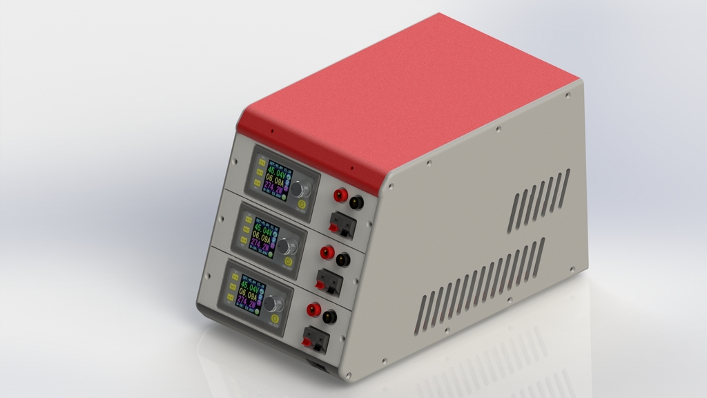 Triple alim 0-50V 0-15A by Kyrian | Download free STL model ...