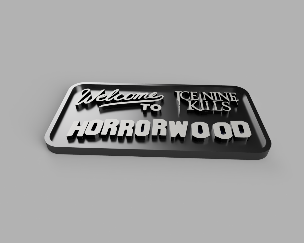 Ice Nine Kills Welcome to Horrorwood Sign by Djngnear | Download free ...