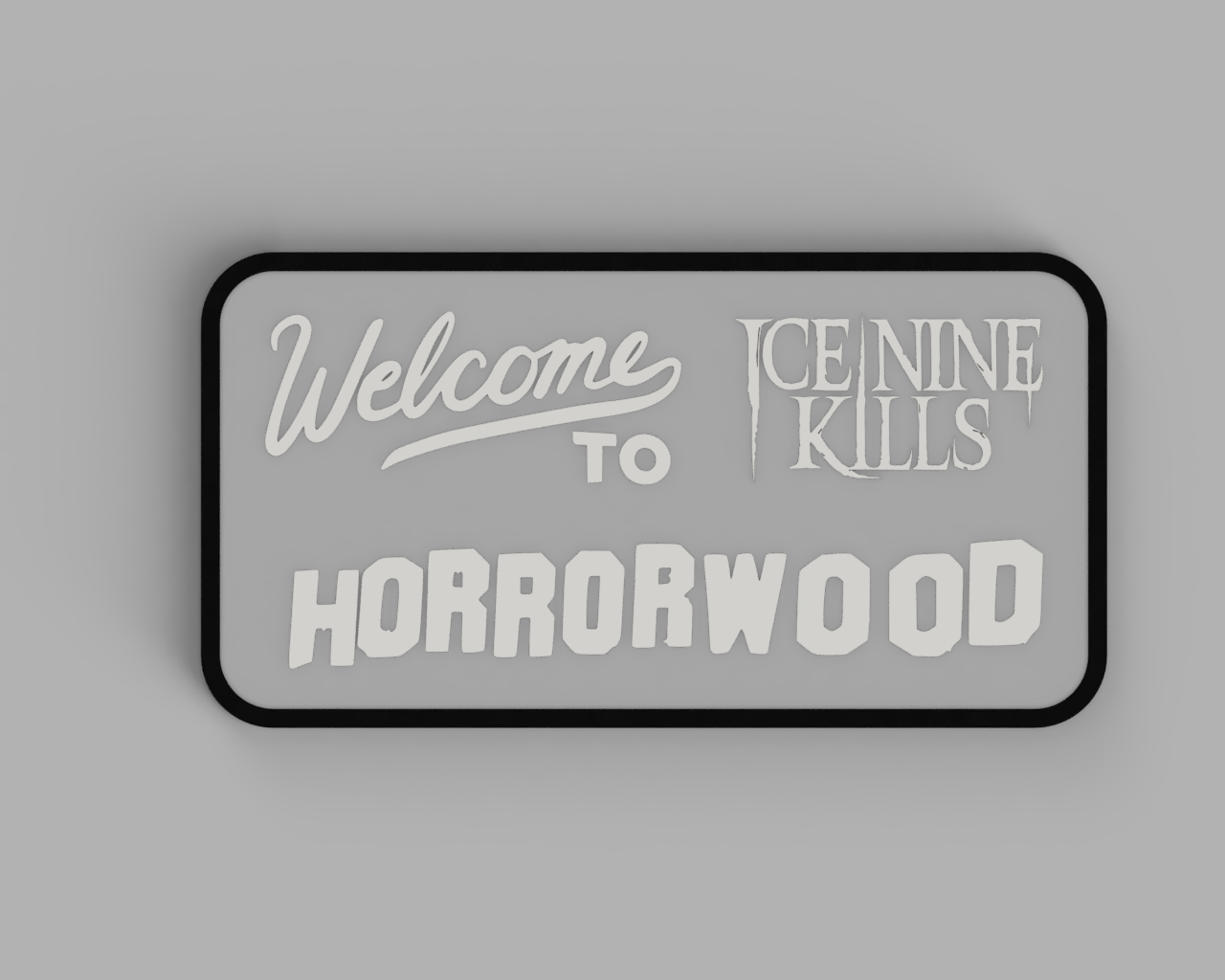 Ice Nine Kills Welcome to Horrorwood Sign by Djngnear | Download free ...