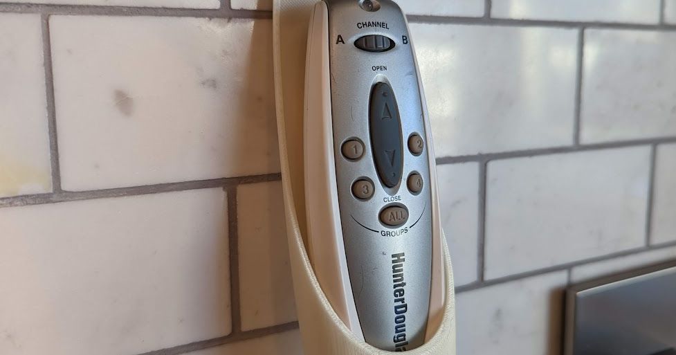 Hunter Douglas Remote Holder by Nate the Grater | Download free STL ... Hunter Douglas Remote Holder by Nate the Grater | Download free STL ...