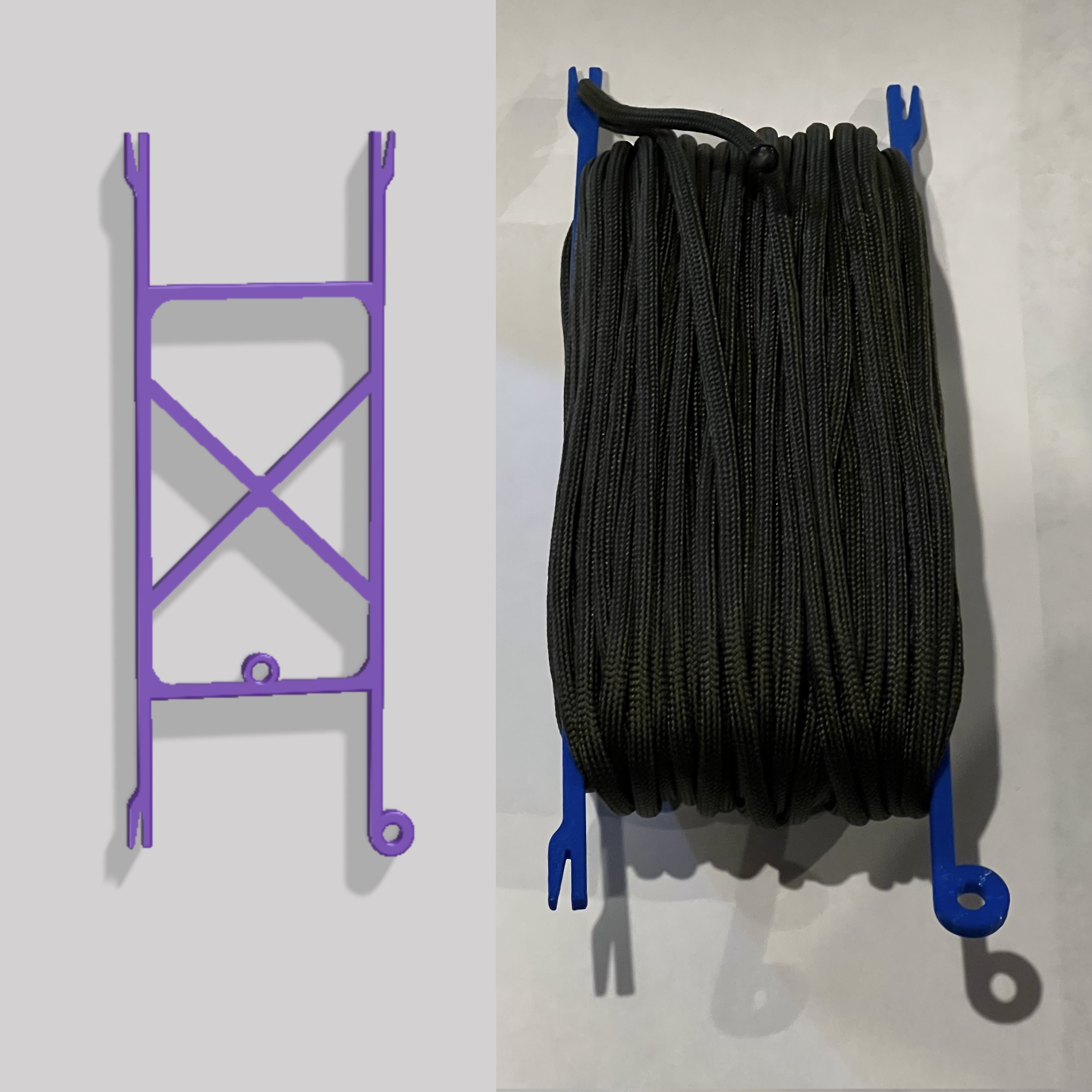 Parametric Paracord Spool - Paraspool by mscalora | Download free STL ...