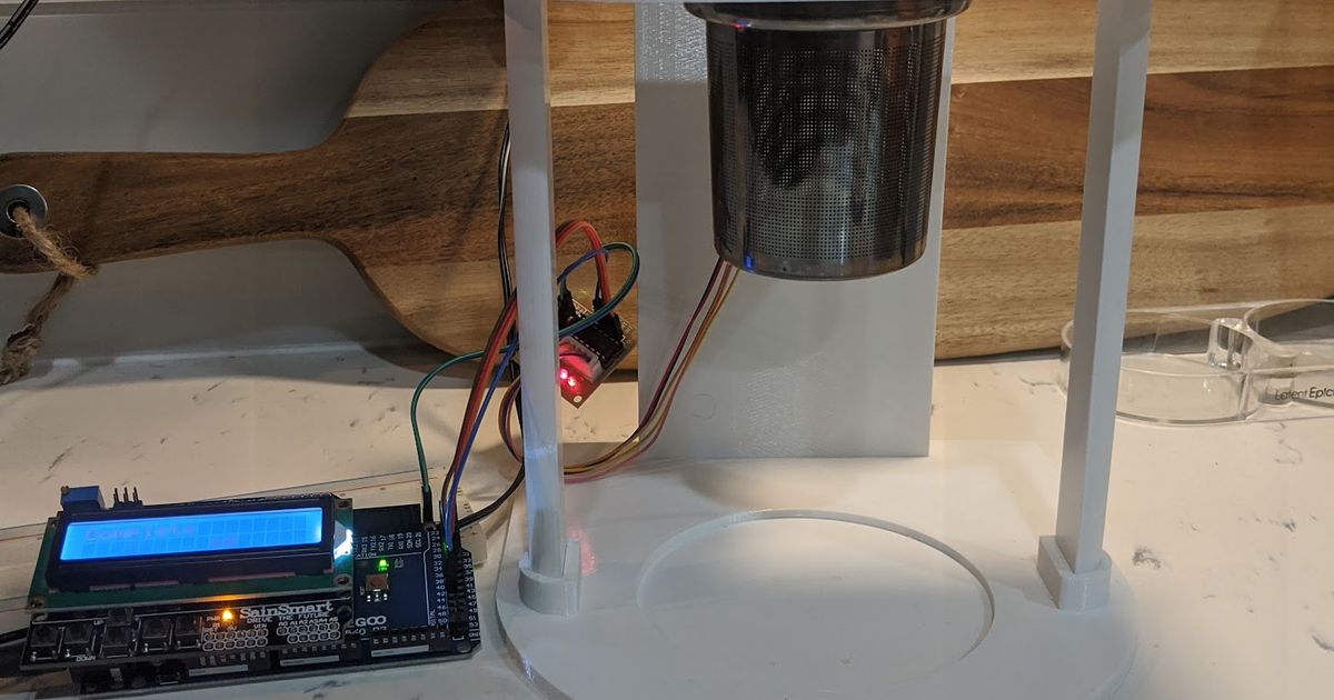 Automatic Tea Steeper by QEDLab | Download free STL model | Printables.com