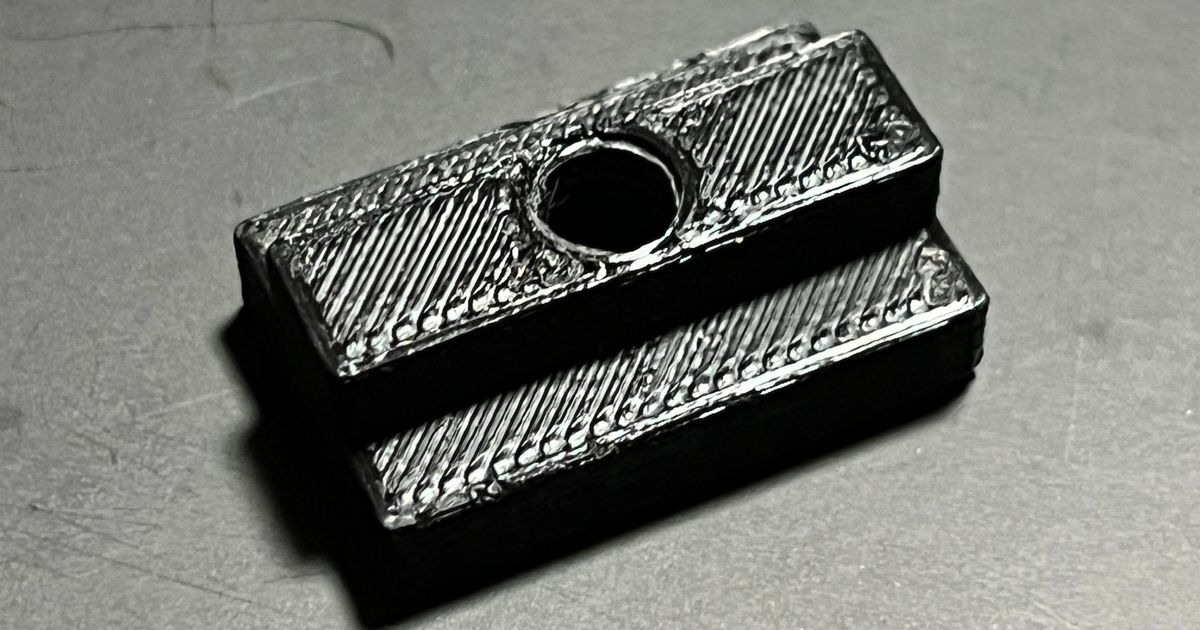 T-slot Nut with 1/4-20 threaded hole by DaveChevalier | Download free ...