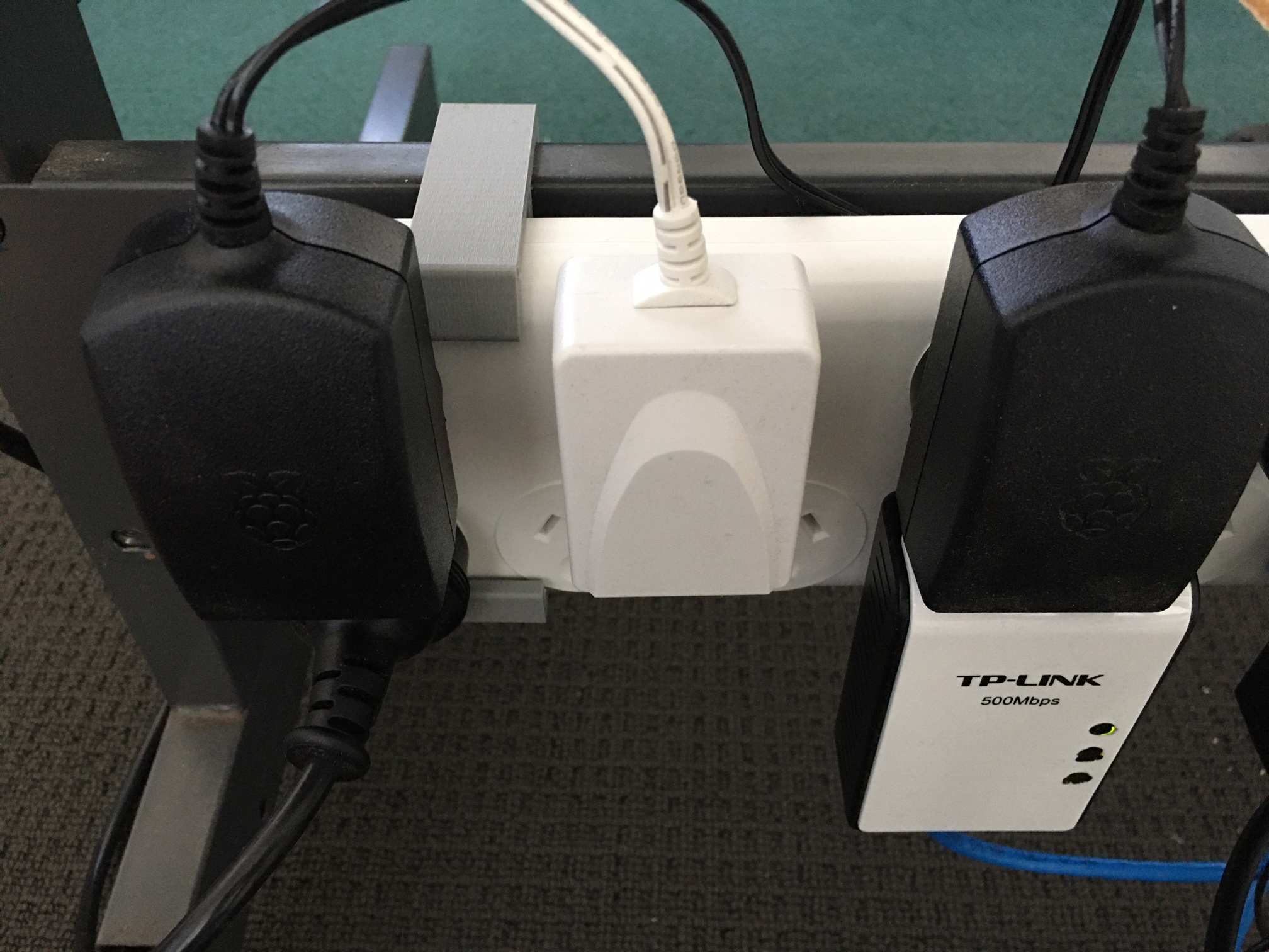 Power Strip Mount for Arlec 12-Way Board by Neville | Download free STL ...