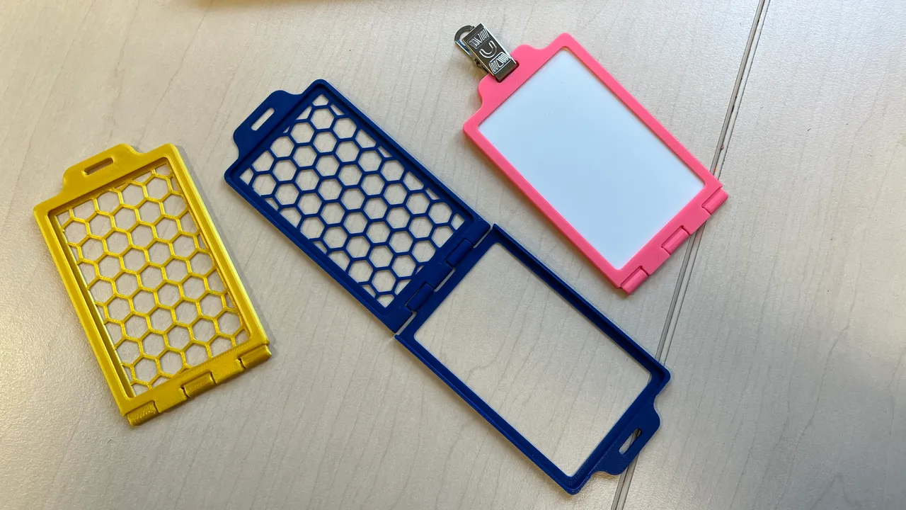 ID / security pass card holder - print in place by SuperMatt | Download ...