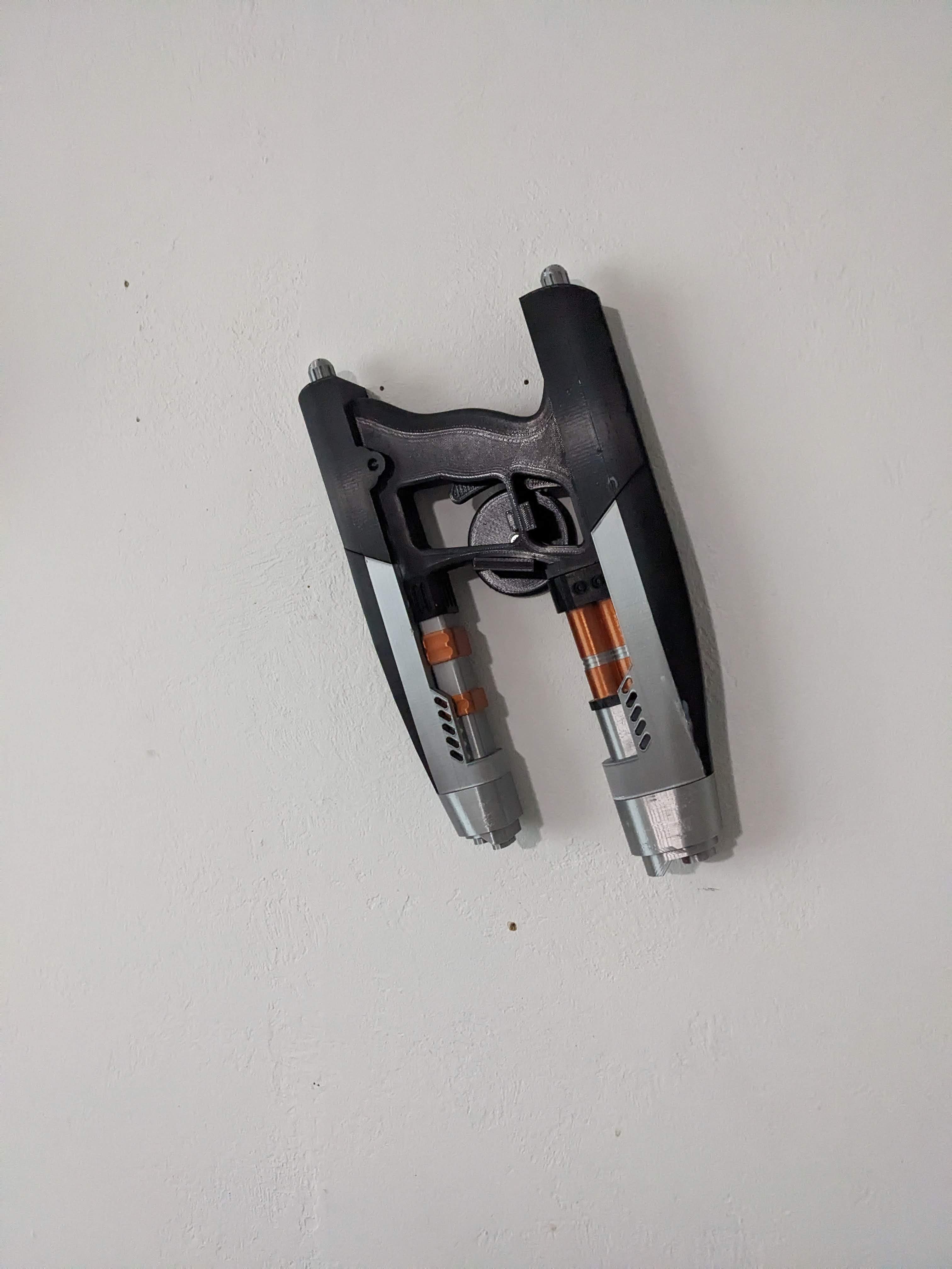 Quad Blaster Wall Mount by radfahrer | Download free STL model ...