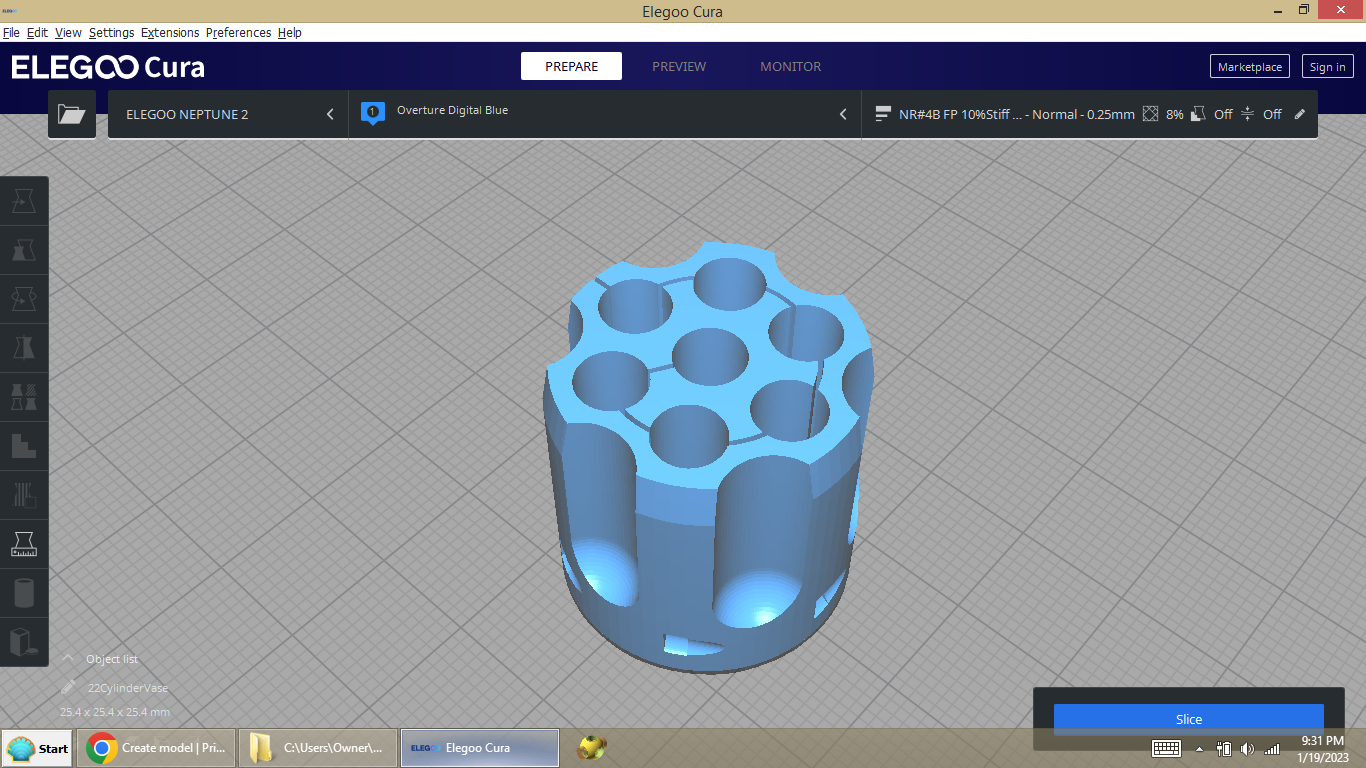 22 caliber Revolver Cylinder (regular, plus a Vase Mode version!) by Ak ...