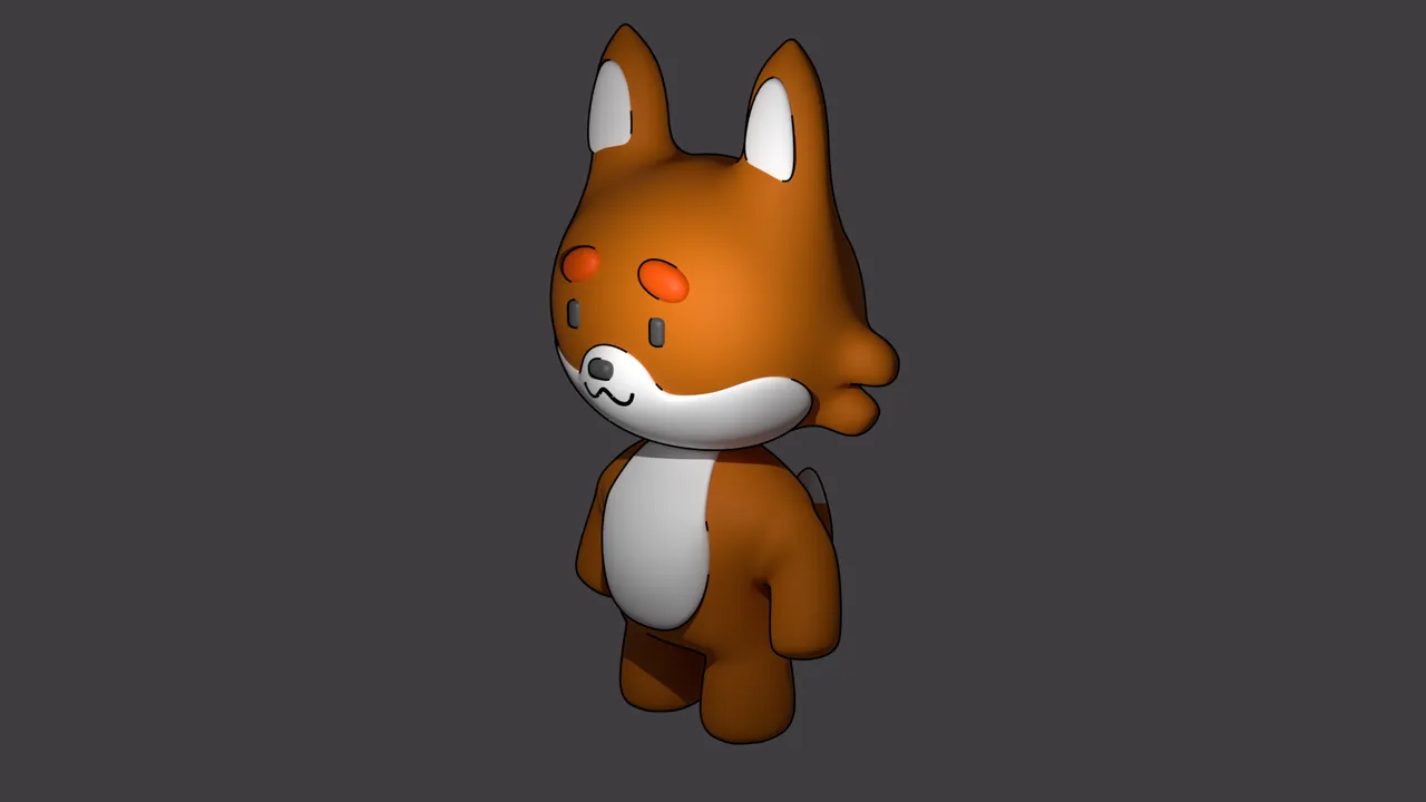 Cute Fox by yosef | Download free STL model | Printables.com
