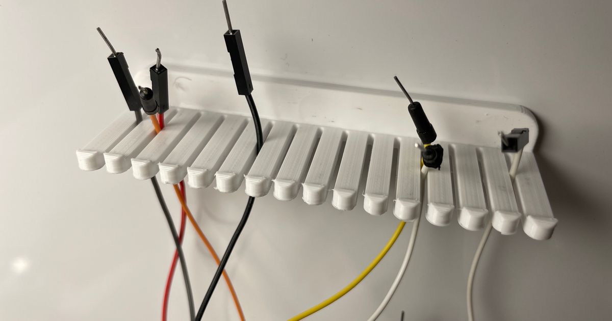 Jumper Wire Rack (with magnets) by Jannomag | Download free STL model ...