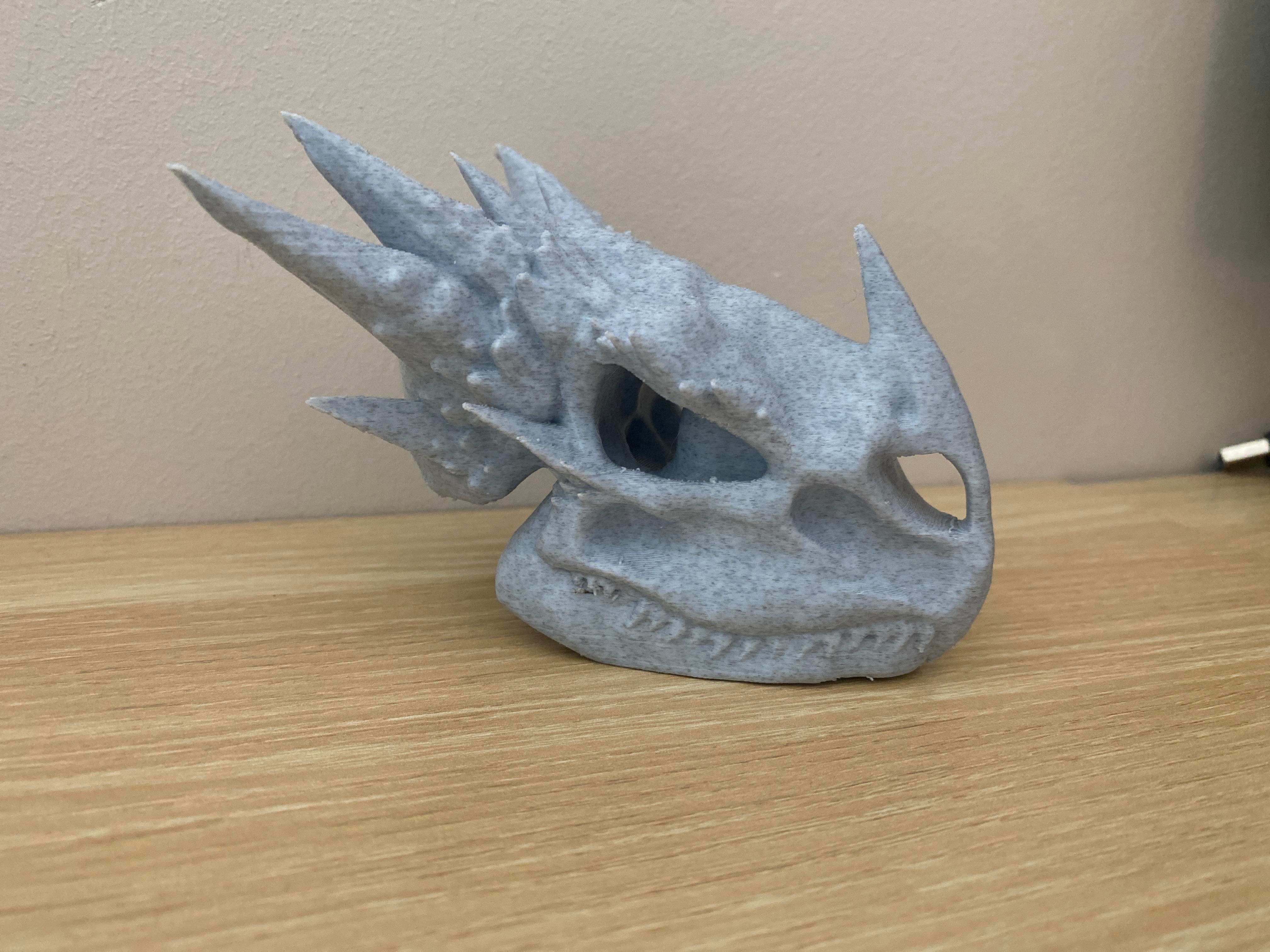 Easy print Dragon Skull by Spin'O'Tech | Download free STL model ...