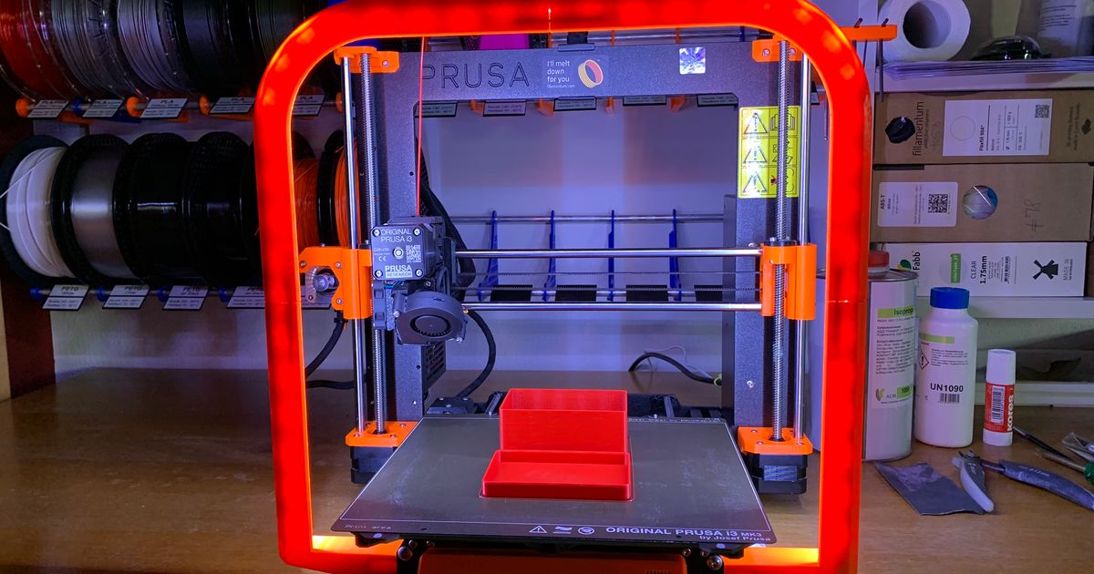 LED Frame MK3S by FLink | Download free STL model | Printables.com