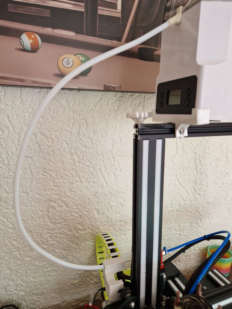 Ender 3 V2 Dual Extruder Filament Guide for PTFE Tube by DonKeulito ...