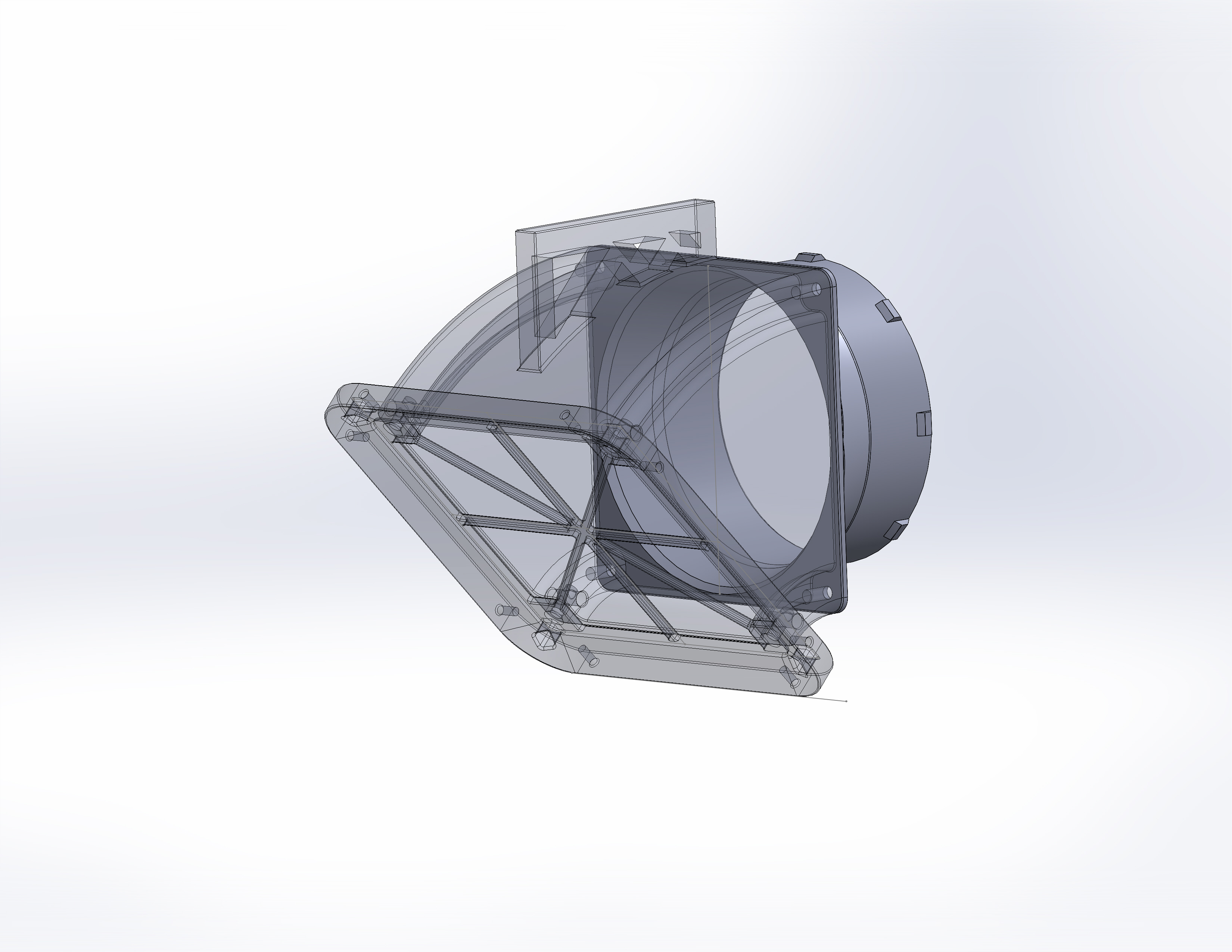 Fume extractor with LED illumination by IMBalENce | Download free STL ...